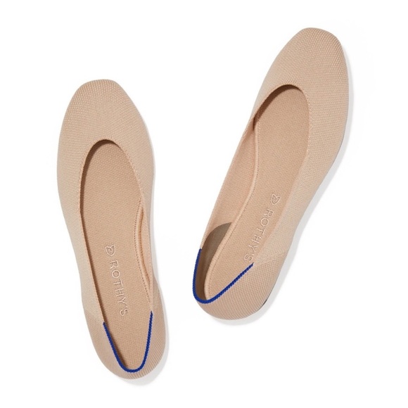 Rothy's | Shoes | Rothys The Square Ecru Flats Slip On Ballet Cream ...